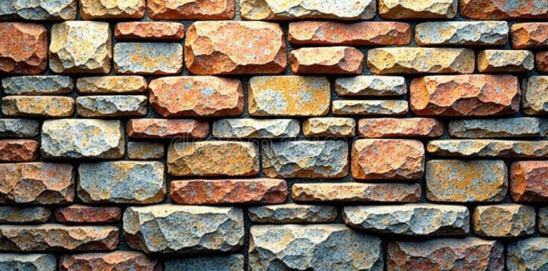 Rustic Stacked Stone Wall, Horizontal Texture, Rough, Wall Texture ...