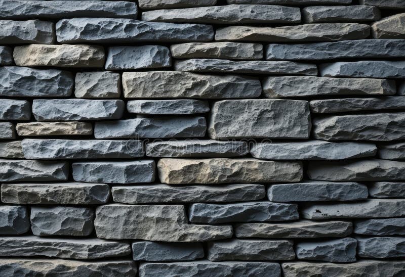 Rustic Stacked Stone Wall Texture Background Grey Brown Design Rock ...