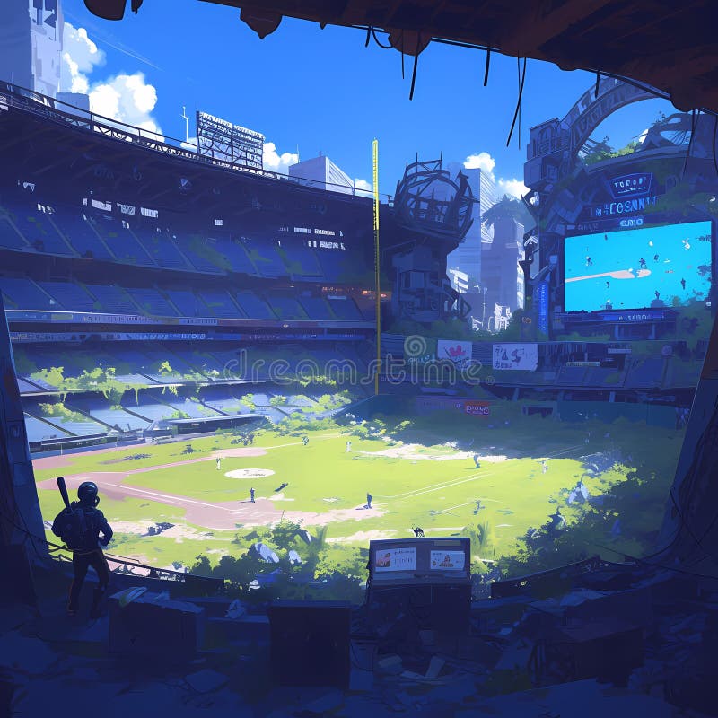 Rustic Stadium Atmosphere stock illustration. Illustration of ...