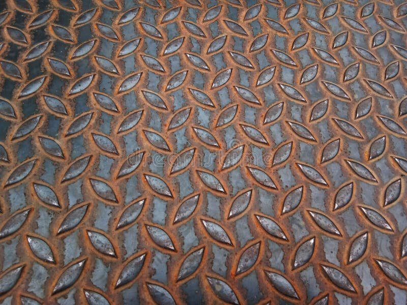 Rustic Stained Metal Sheet in Full Frame Stock Photo - Image of full ...