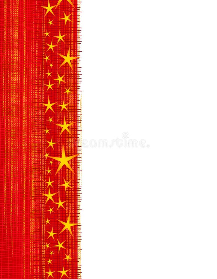 Rustic Star Christmas Border 1 Stock Illustration - Illustration of ...