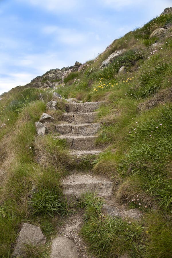 Rustic Steps into the Dunes Stock Image - Image of coastal, outdoor ...