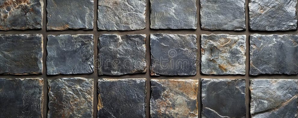 Rustic Stone Grid Texture for Architectural and Interior Design Stock ...