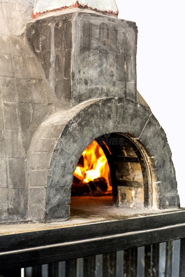 Rustic stone oven stock image. Image of metal, natural - 75382143