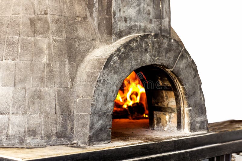 Rustic stone oven stock image. Image of metal, natural - 75382143