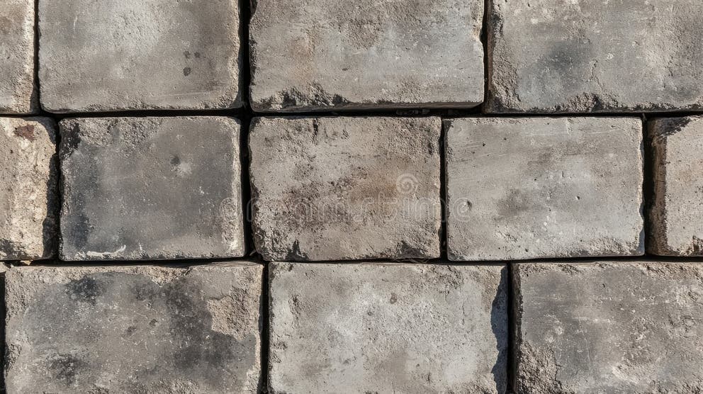 Rustic Stone Pavement Blocks Forming a Weathered Pattern Surface Stock ...