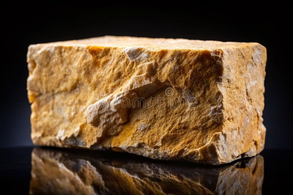 Rustic Stone Slab on Dark Base a Striking Visual for Design Projects ...