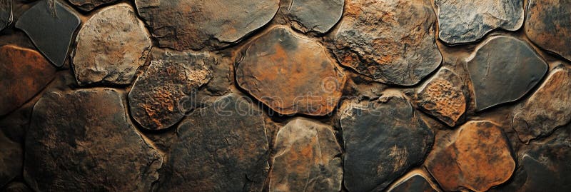 Rustic Stone Texture in Natural Earth Tones Stock Illustration ...