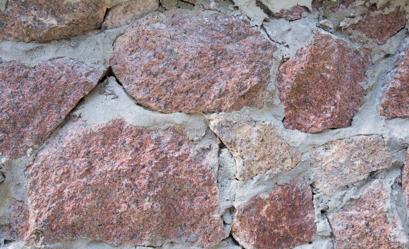 Rustic Stone Wall Background or Texture Stock Photo - Image of ...