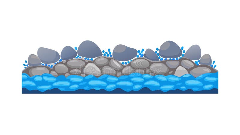 Rustic Stone Wall Border Vector Design, Vector Design Generative AI ...