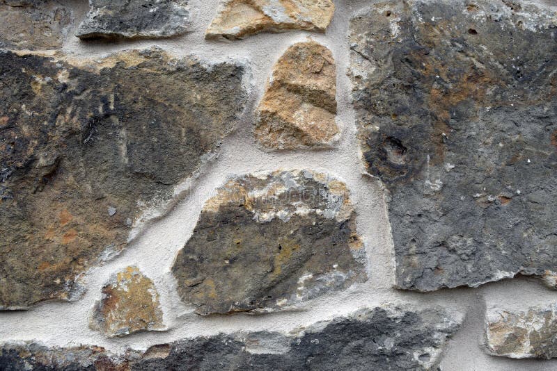 Rustic Stone Wall stock photo. Image of natural, walkway - 64769868