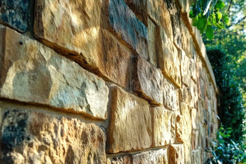 Rustic Stone Wall in Nature for Architectural and Design Inspiration ...