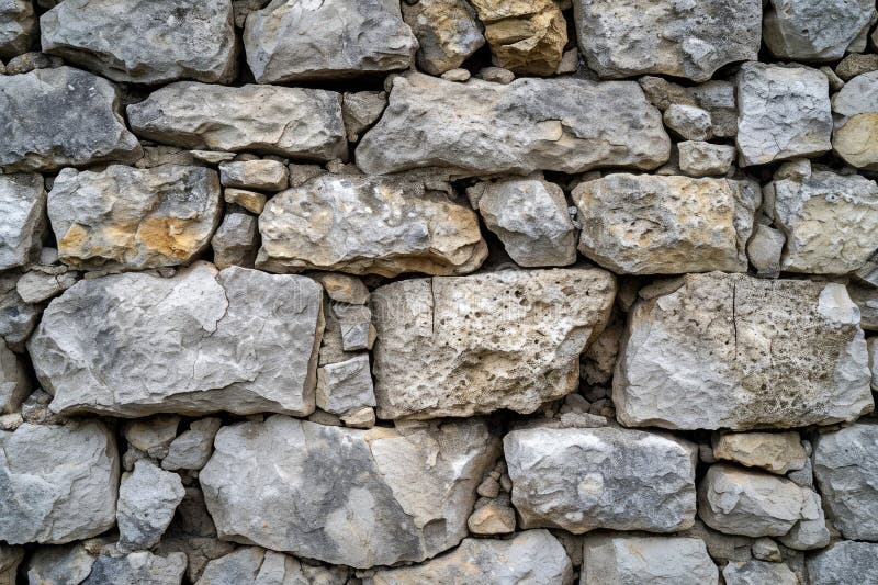 Rustic Stone Wall, Old Stone Texture Stock Illustration - Illustration ...