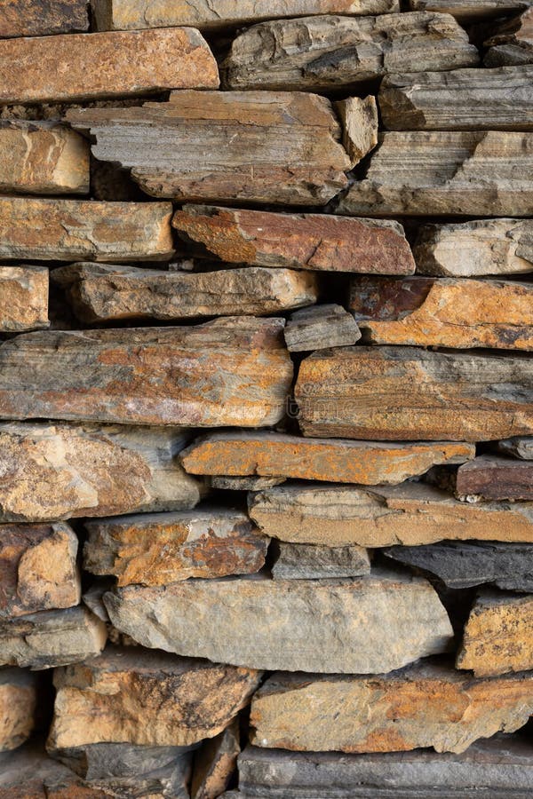 Rustic Stone Wall Showcasing the Natural Textures and Earthy Tones of ...