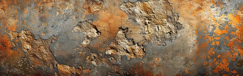 Rustic Stone Wall Texture Background in Beige and Brown Tones ...