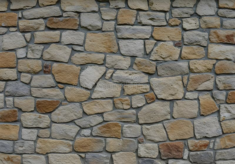 Rustic Stone Wall Texture Background Natural Masonry Pattern Exterior ...