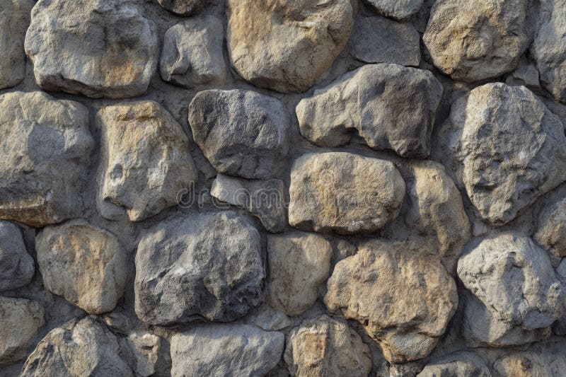 Rustic Stone Wall Texture with Dim Lighting Effect. Neural Network AI ...