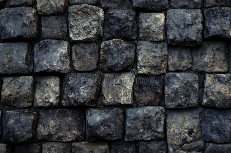 Rustic Stone Wall Texture with Dim Lighting Effect. Neural Network AI ...