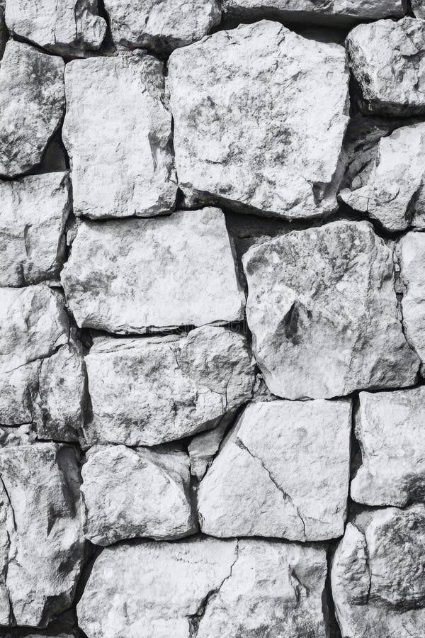 Rustic Stone Wall Texture with Rough Gray Rocks and Natural Patterns ...