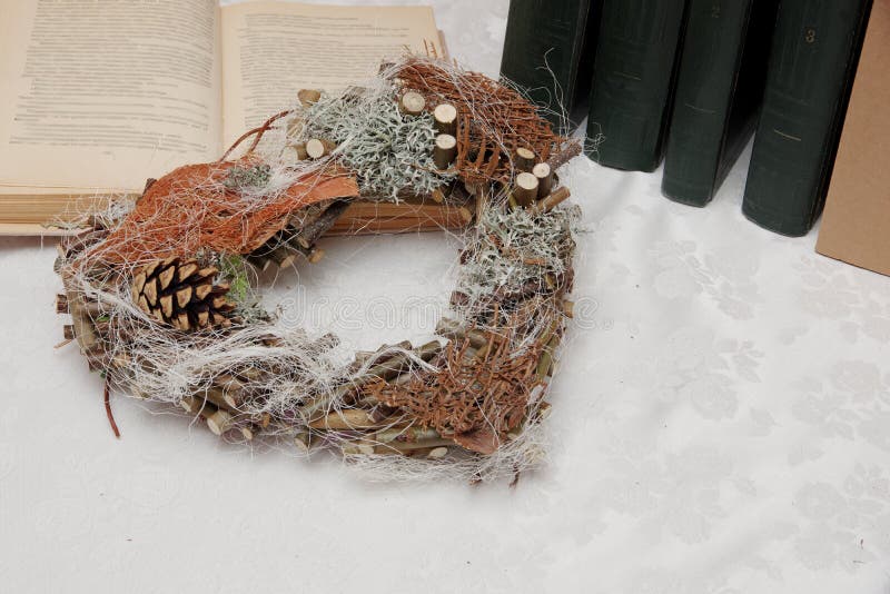 Rustic Style Heart Wreath Made of Branches.only Natural Materials ...