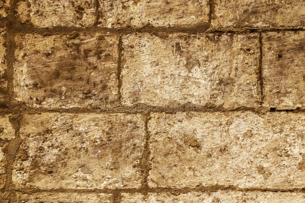 The Rustic Surface of a Stone Wall Lining Malta S Historic Passageways ...