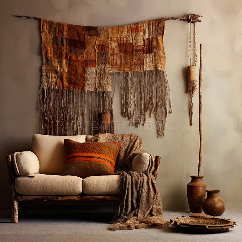 Rustic Tapestry: Interwoven Threads of Rustic Textures, Evoking a Sense ...