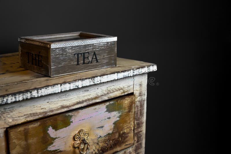 A rustic tea containers stock image. Image of kitchen - 37360775