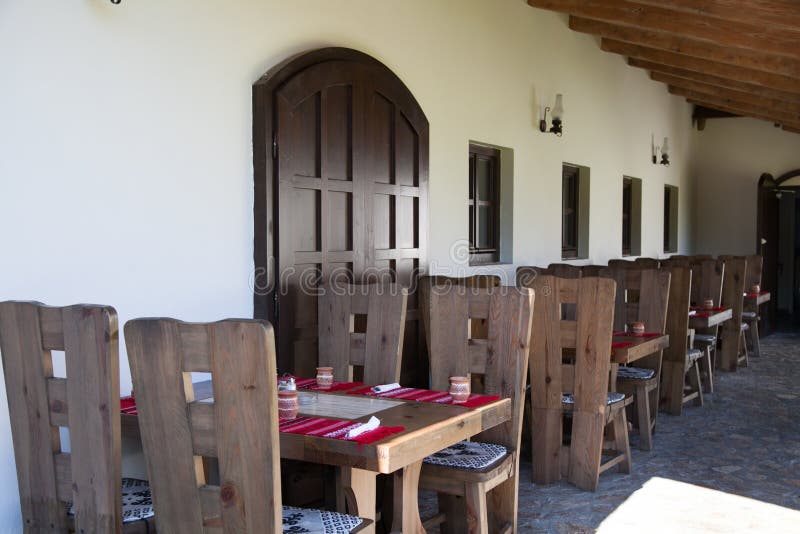 Rustic terrace stock photo. Image of luxury, wood, beautiful - 33577568