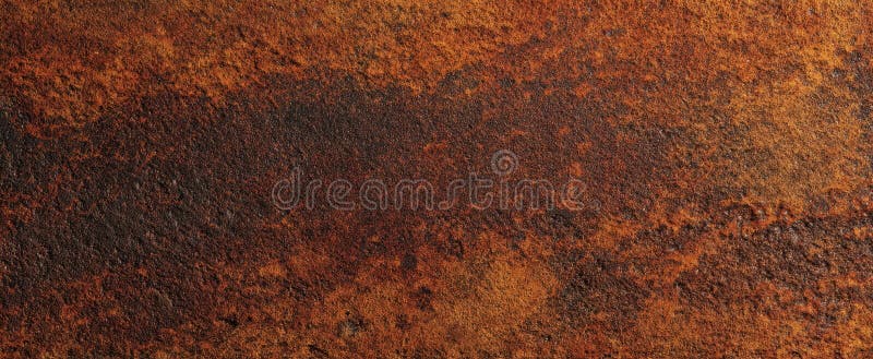 The Rustic Texture of Weathered Rust on a Metal Surface. AI Generated ...