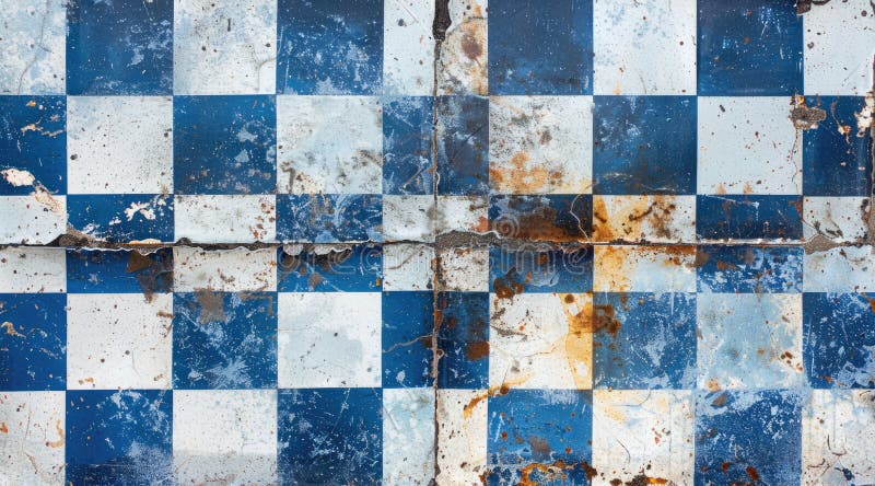 Rustic and Textured Background of a Wall Made of Old Tiles, Reflecting ...