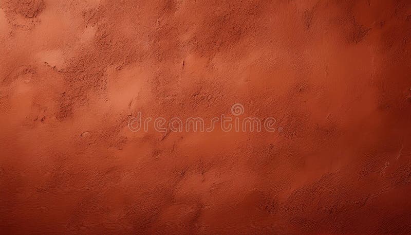 Rustic Textured Red Wall with Smooth and Rough Painted Surface Stock ...