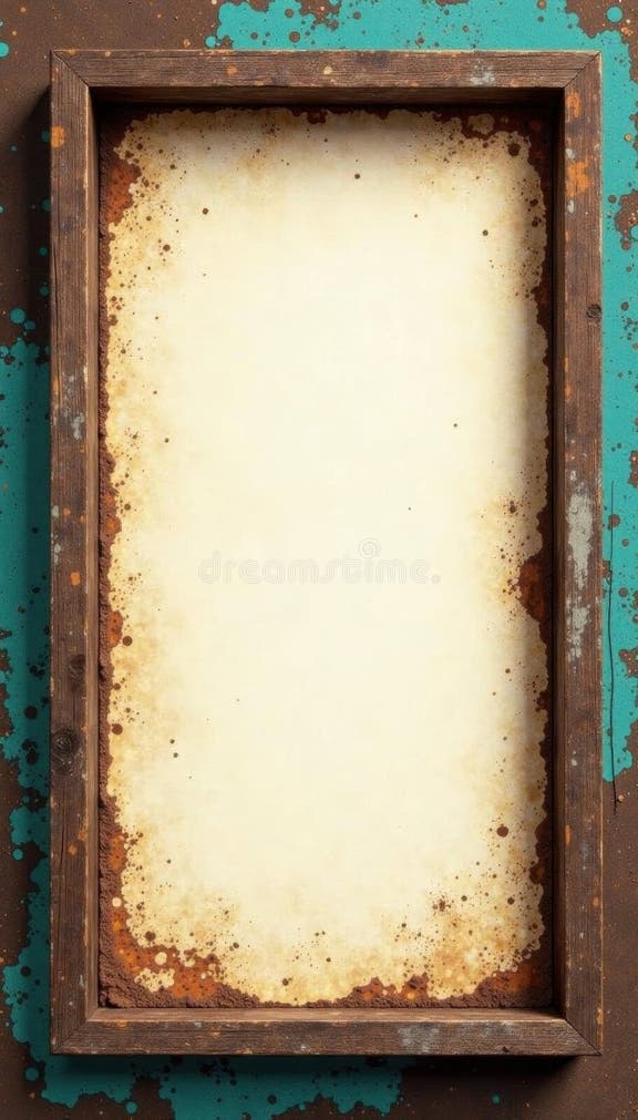 Rustic, Textured Vector Photo Frame with Aged Effect , Frame Design ...
