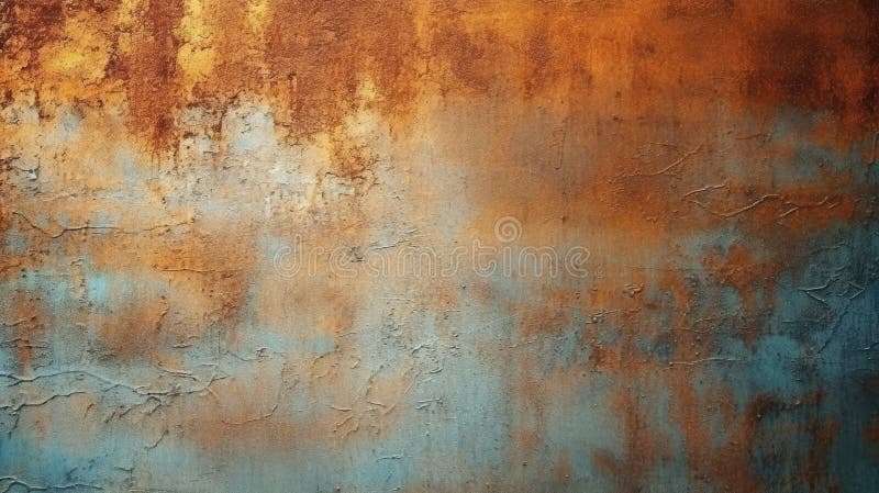 Rustic Textured Wall: Abstract Background of Aged, Patina-Covered ...