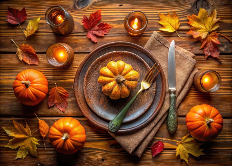 Rustic Thanksgiving Feast a LowLight Photography Celebration of Fall ...