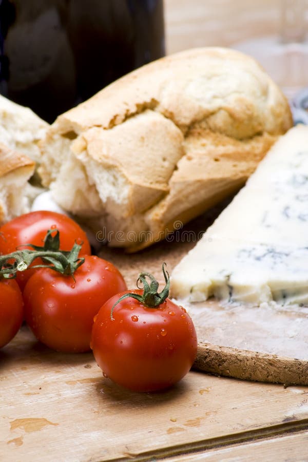 Rustic tomato lunch stock image. Image of plant, french - 9102097