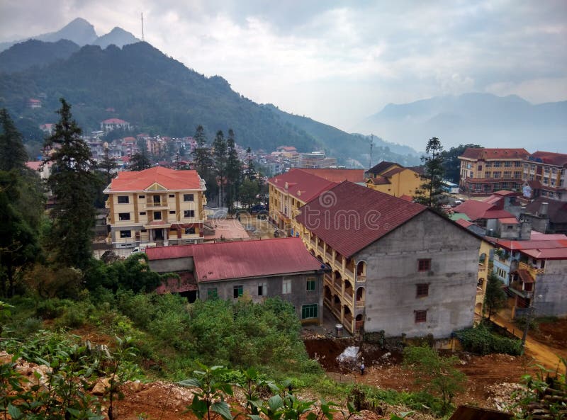 Rustic Town stock image. Image of italy, color, hill - 65169649