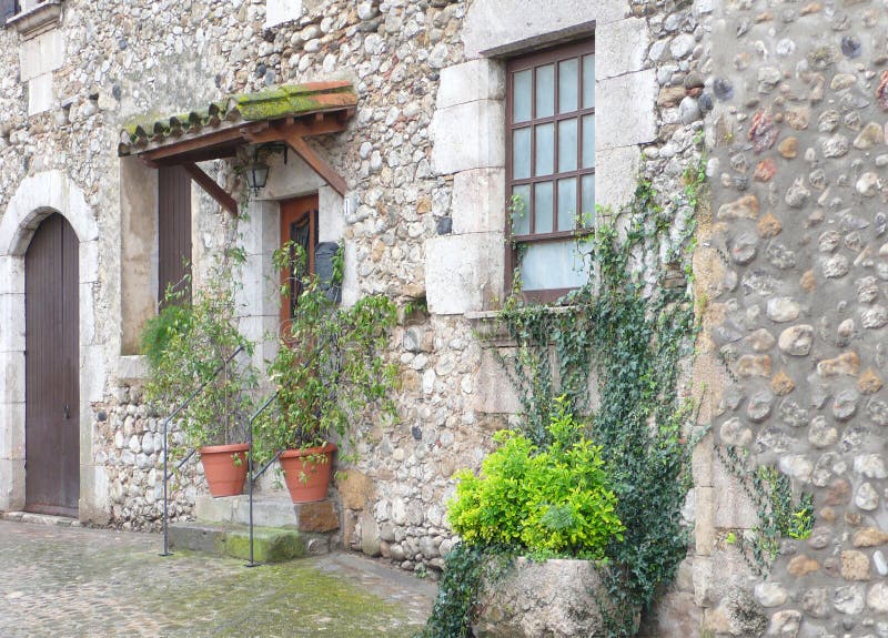 Rustic townhouse stock image. Image of construction, frontage - 76284533