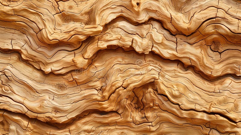 Rustic Tree Bark Texture with Deep Grooves and Knots in Brown Stock ...