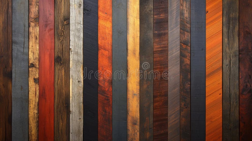 Rustic Vertical Wood Planks Texture Background Stock Illustration ...