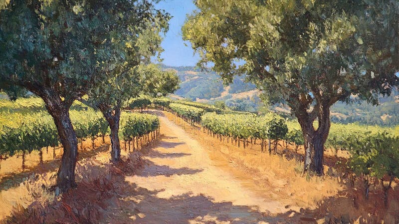 Vineyard path stock image. Image of countryside, growing - 29781557