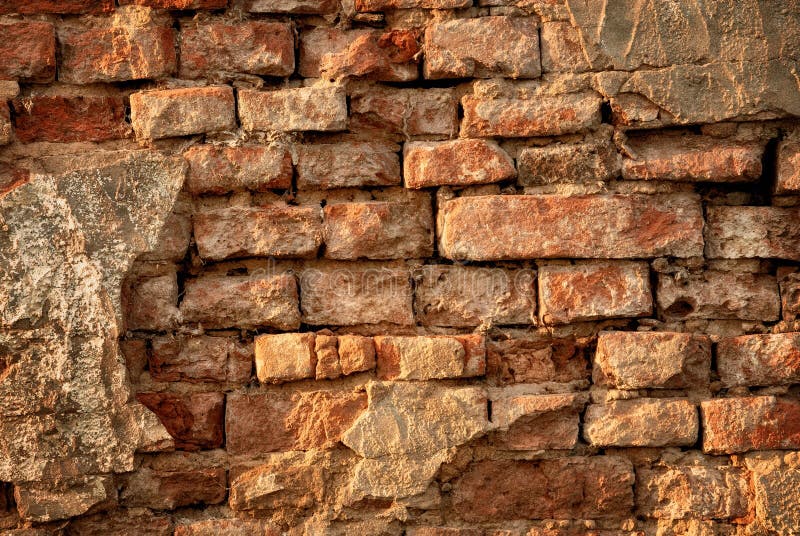 Rustic vintage brick wall stock photo. Image of background - 55863142