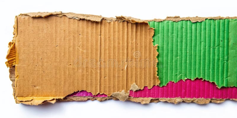 Rustic Vintage Cardboard Note Background Torn Paper Texture with Blank ...