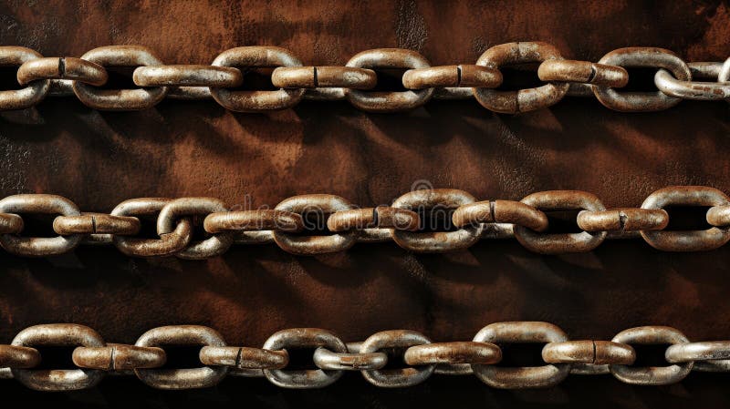 Rustic Vintage Chain Link Pattern with Weathered Look Earthy Tones in ...