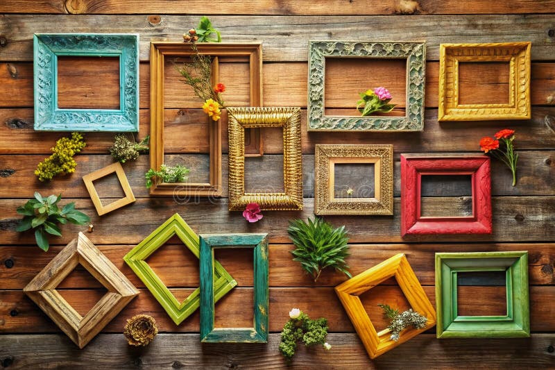 Rustic Vintage Clip Art Borders and Frames a Collection of Charming ...