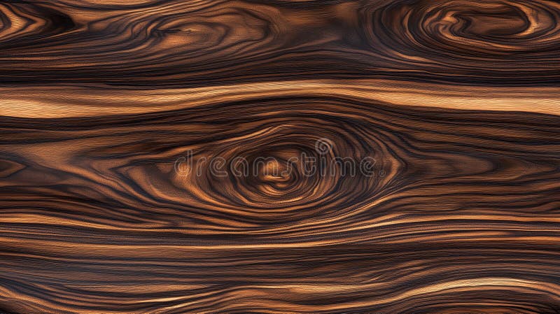 Rustic Walnut Timber. Aged and Raw Wooden Surface with Deep Brown ...