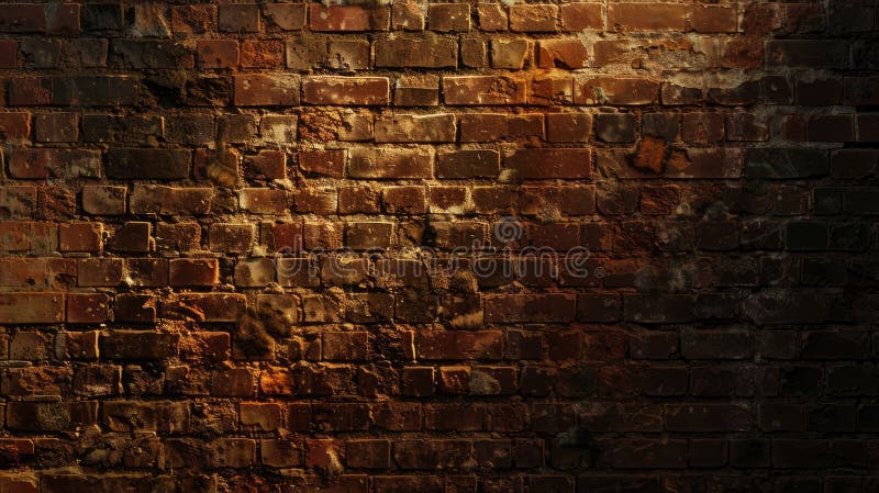 Rustic and Weathered Brick Wall Surface with Intricate Patterns Stock ...