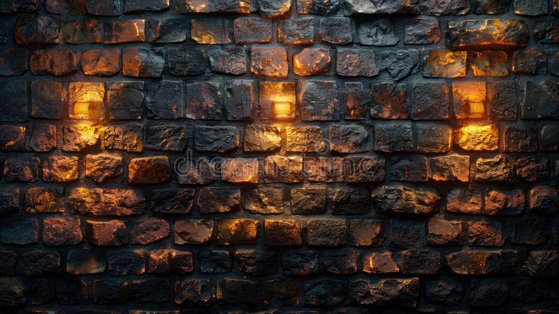 Rustic and Weathered Brick Wall Surface with Intricate Patterns Stock ...