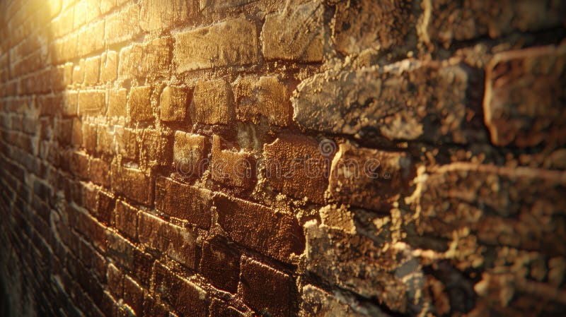 Rustic and Weathered Brick Wall Surface with Intricate Patterns Stock ...