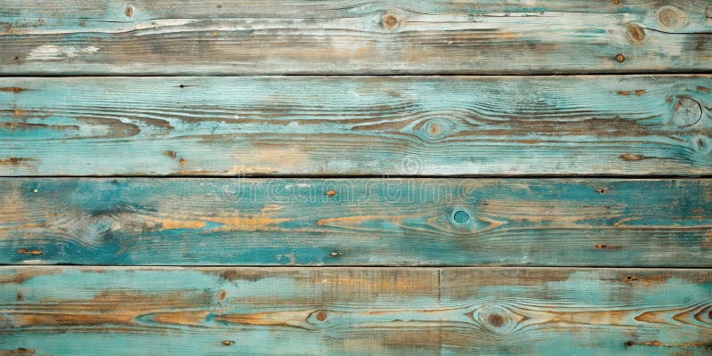 Rustic Weathered Teal and Brown Wooden Planks Background Texture ...