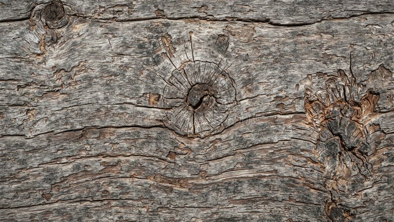 Rustic Weathered Wood Background with Deep Grooves Grain Patterns Knots ...